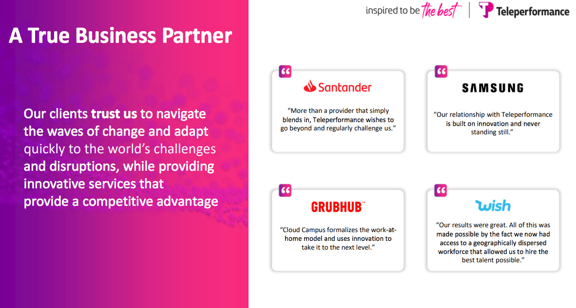 Tesis Quality Value: Teleperformance: una situación especial tras el ...