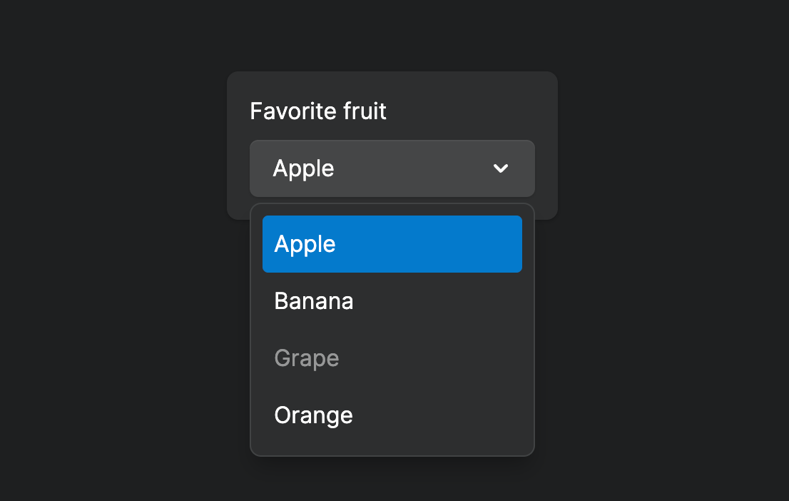 Select components - by Haz - Ariakit