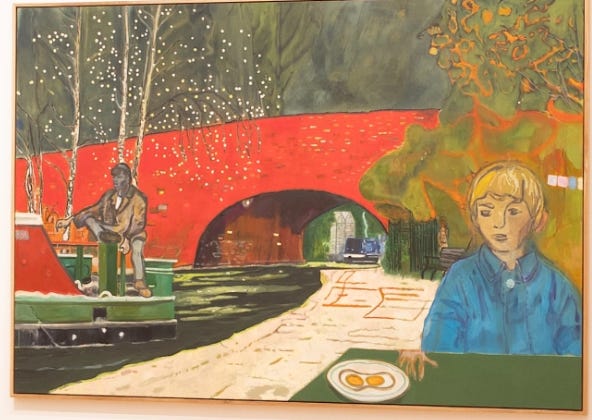 Peter Doig @ Courtauld Gallery, London - by Susan