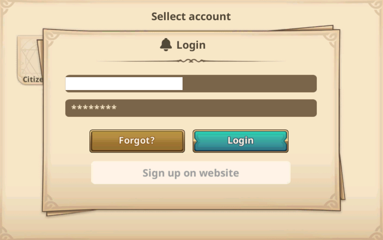 New logging in and account binding flow - SA World