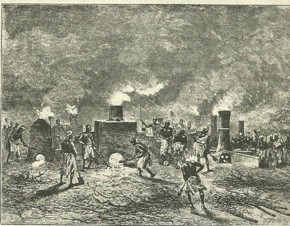 A General History of Iron Technology in Africa ca. 2000BC-1900AD.