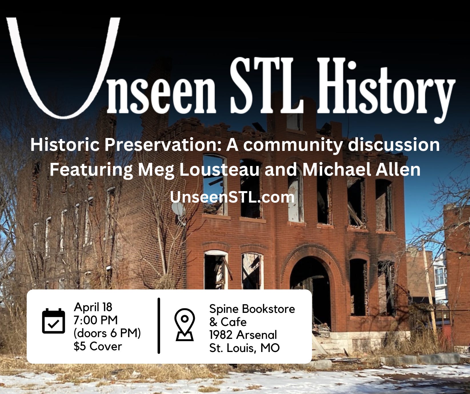 Unseen STL History Talks: April 2024 - by Jackie Dana
