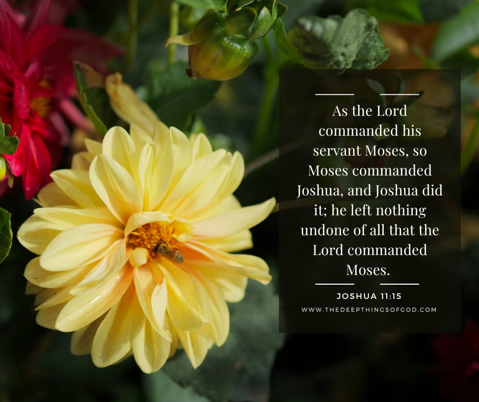 Joshua Did It; He Left Nothing Undone - by Martin Kiogora