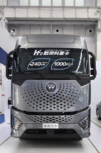 Top 3 Chinese fuel cell vehicles OEMs in 2023 - by Jian Wu