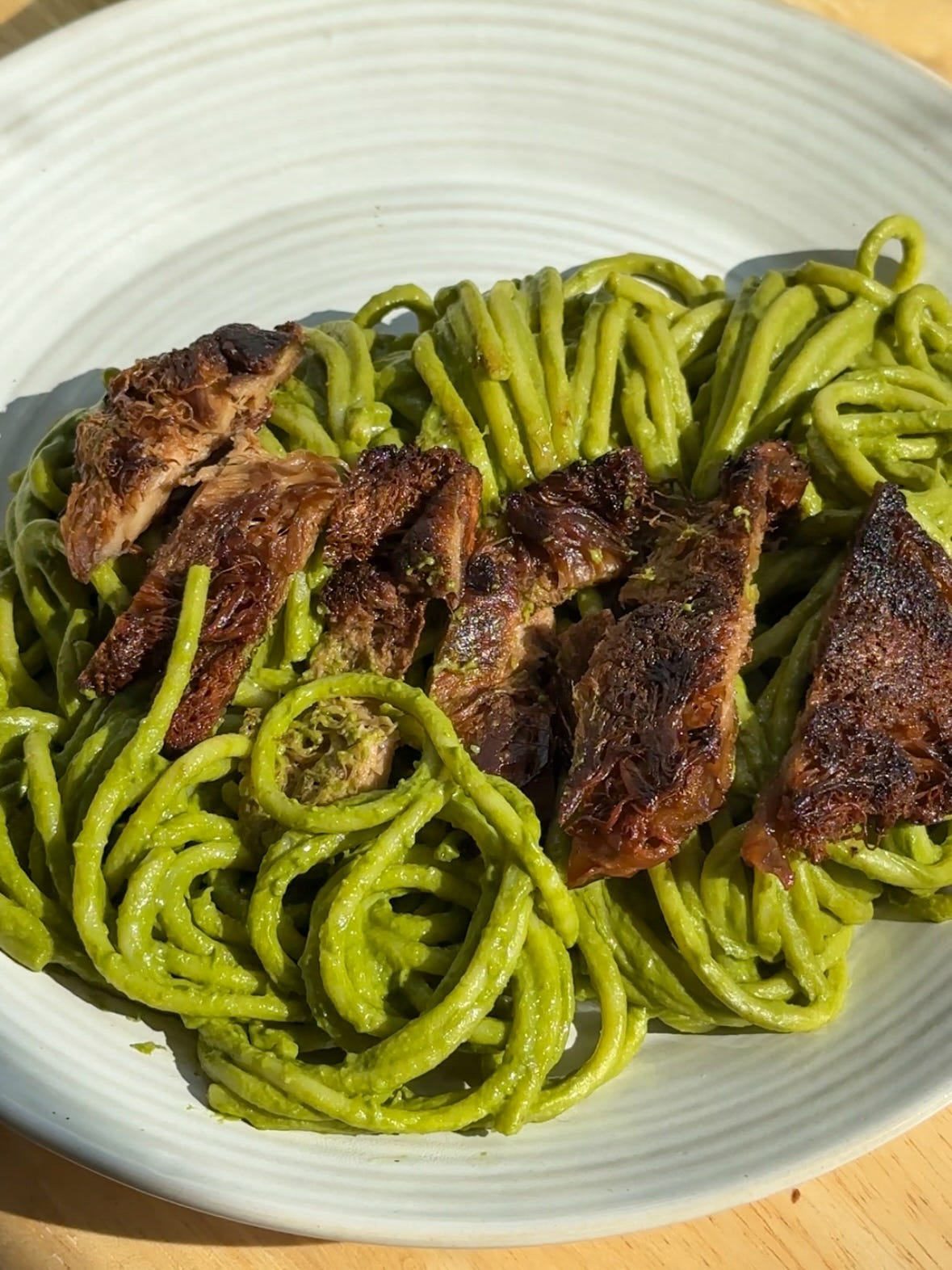 Tallarin Verde Recipe Tallarines Verdes Con Bistec By Raquel Ravivo