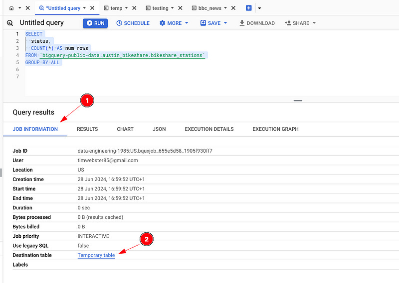 11 Useful BigQuery Tricks (for Newbies) - by Tim Webster