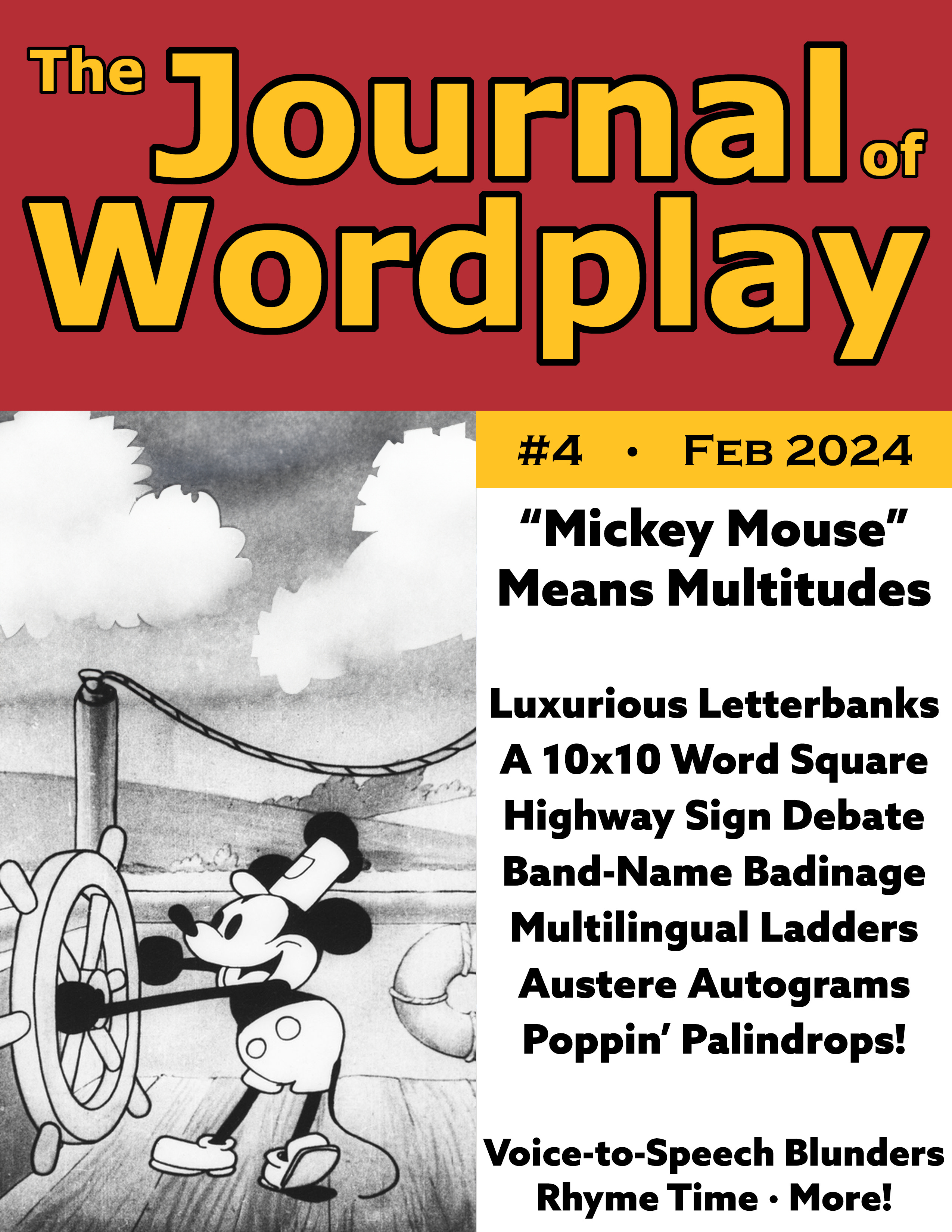 The Journal of Wordplay #4 Is Here! - T Campbell's Grid