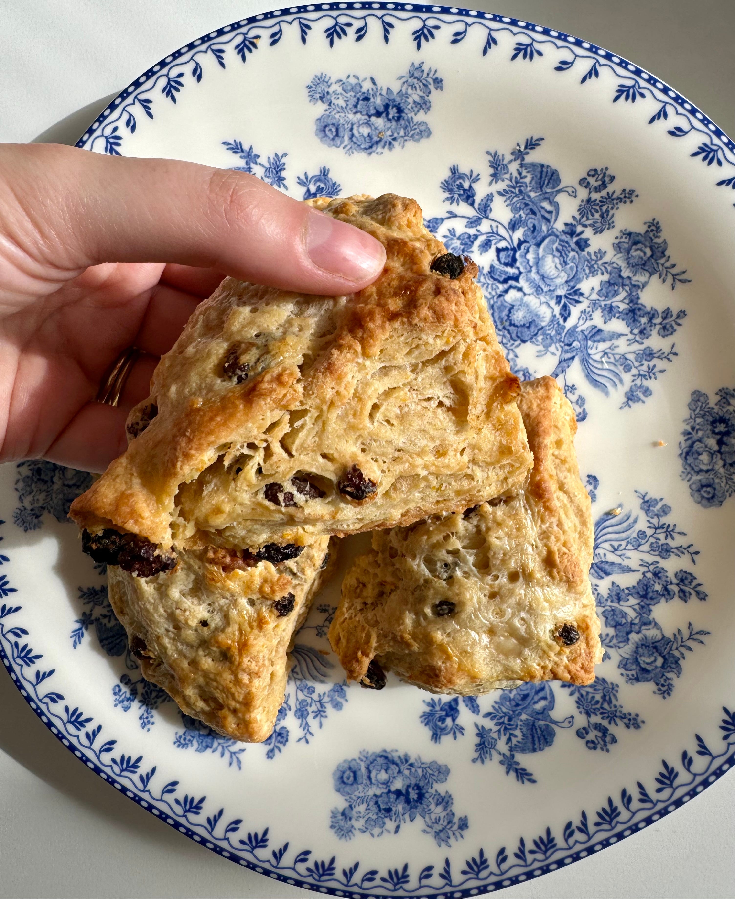 Irish Soda Bread Scones with Honey Butter
