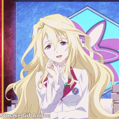 Omake Gif Anime - Gakusen Toshi Asterisk - Episode 15 - Saya So Bold