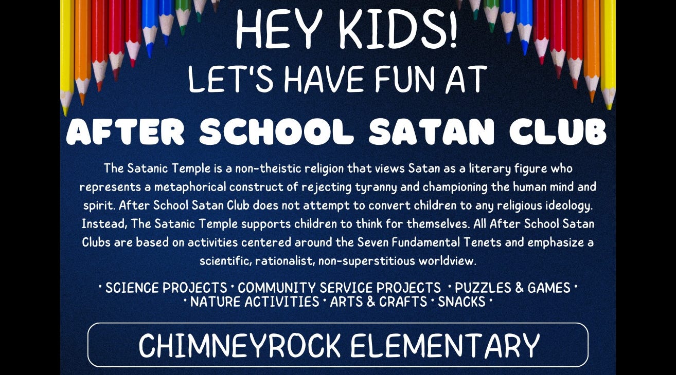 Satanists sue Tennessee district for trying to thwart After School ...