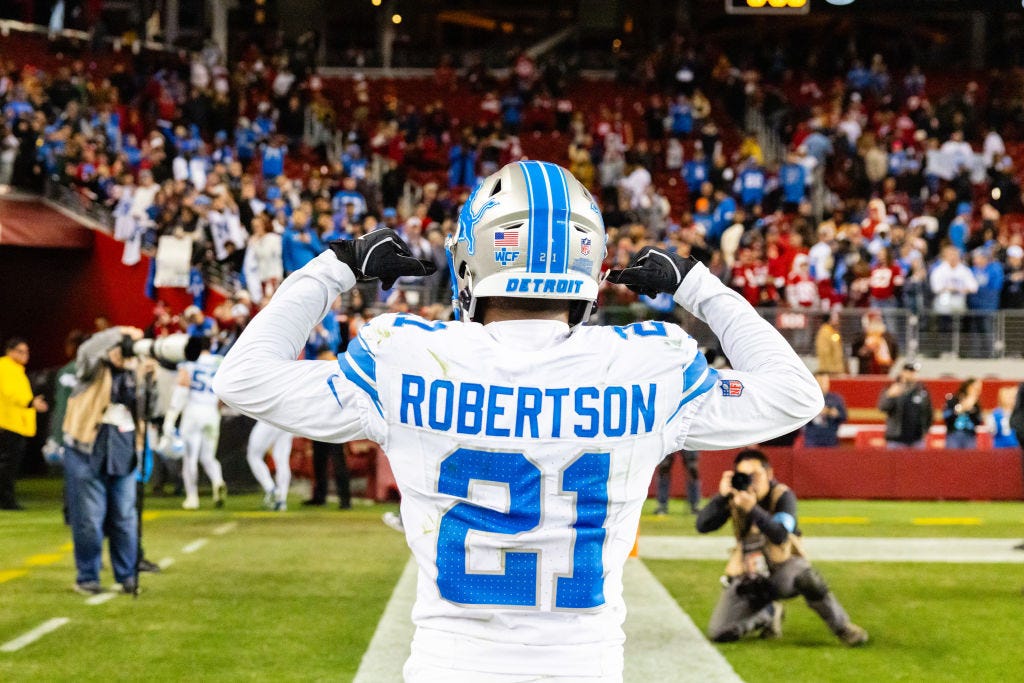 A locker room Q&A with Lions CB Amik Roberson ahead of one of the ...