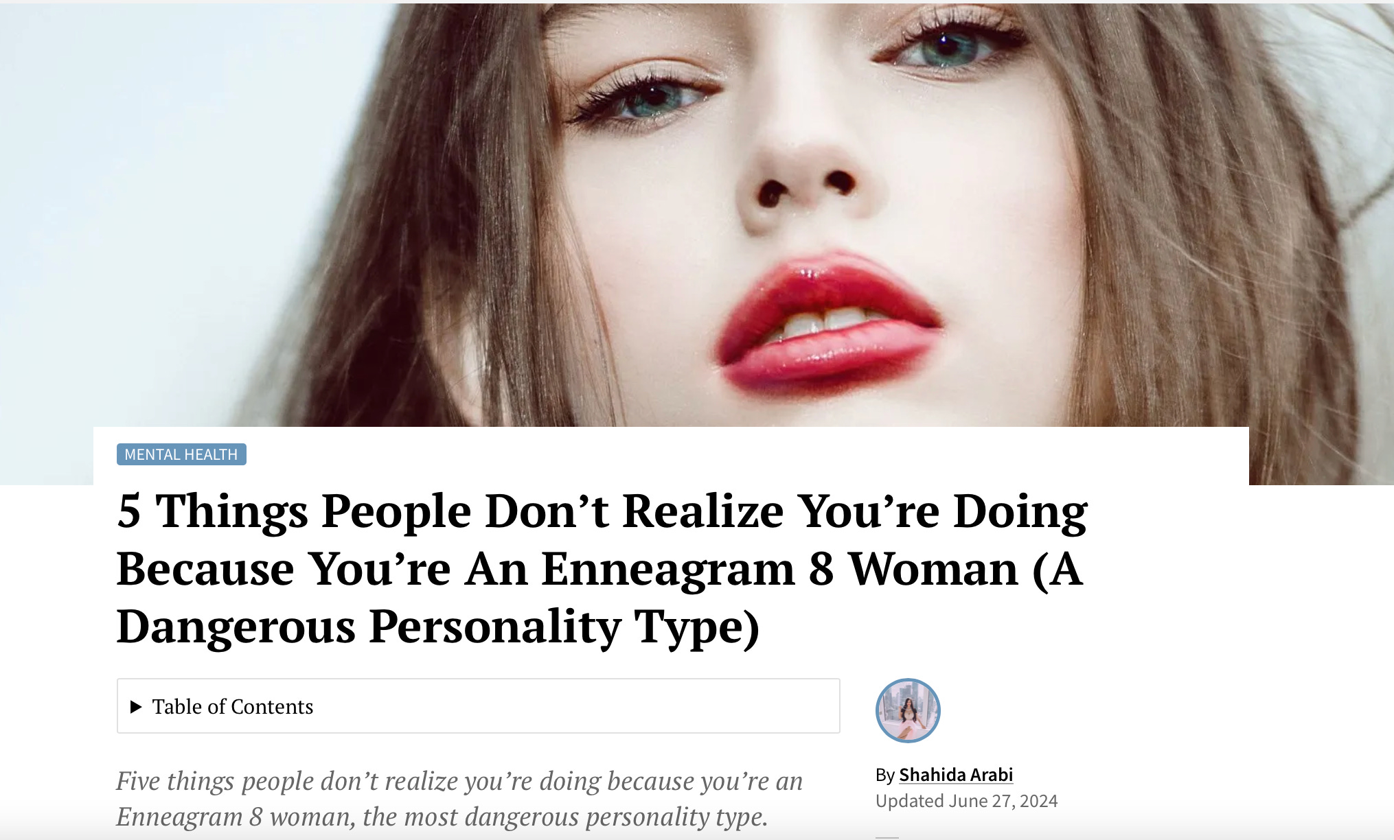 5 Signs You're The Most Dangerous Enneagram Personality Type