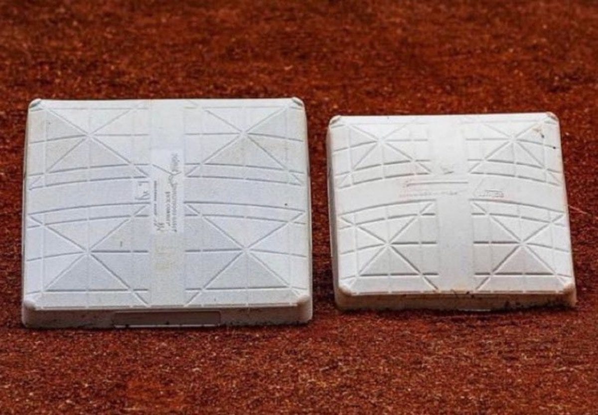 Major League Baseball Debuts 450-Inch Bases