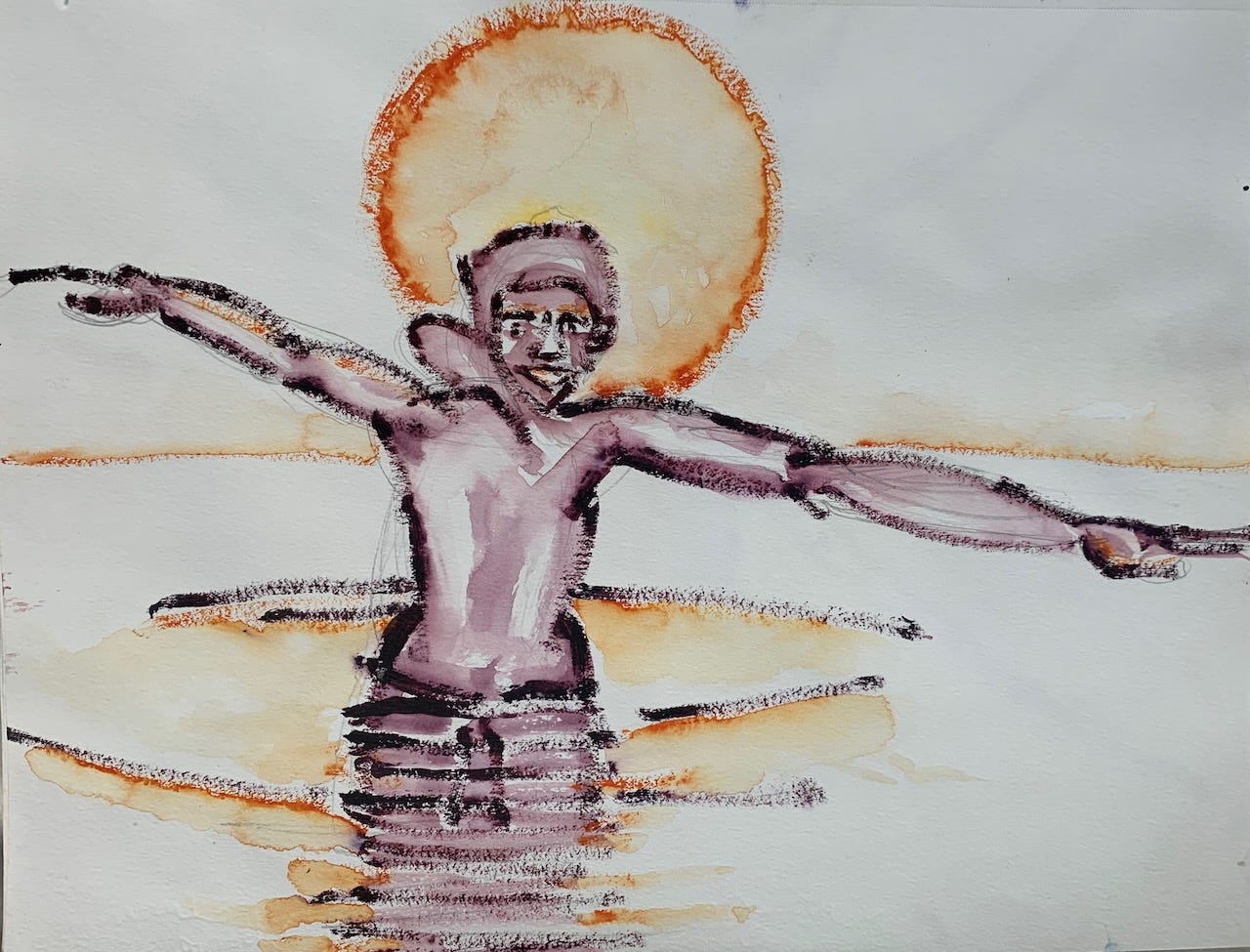 Goddess Ganga ~ Queen Mother Mississippi - by John Ruskey
