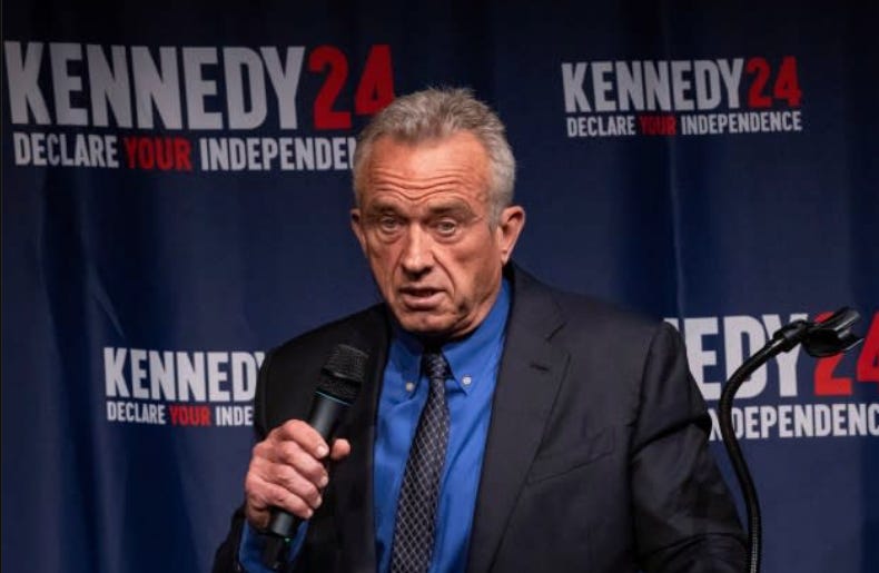Poll shows RFK Jr with surprisingly strong support in 3-way race ...
