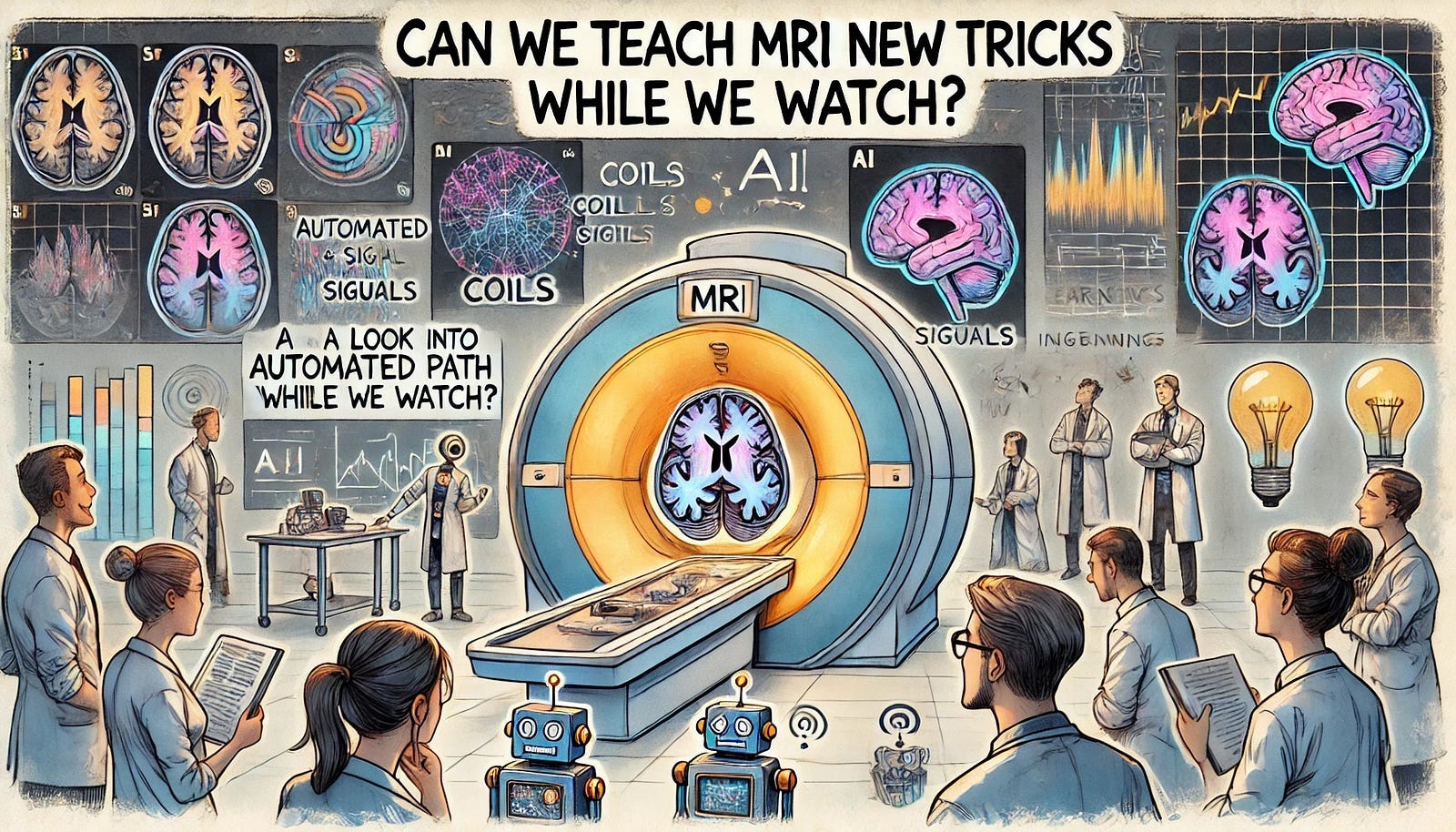 MRZero: Can We Teach MRI New Tricks While We Watch?