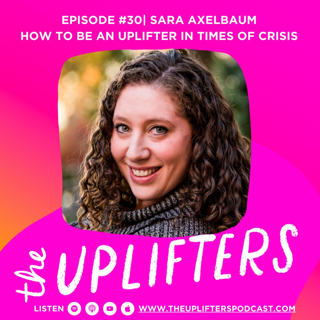 How to be an Uplifter in Times of Crisis