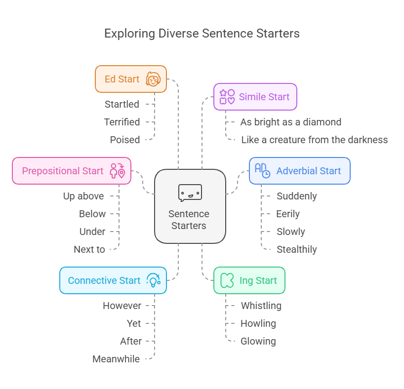 English: 📚The Power of Sentence Variety - by HNL TUTORS