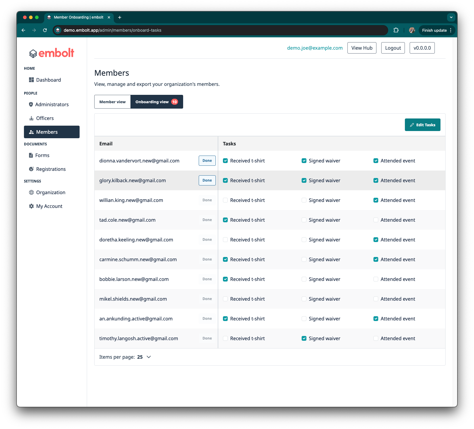 Introducing Onboard Tasks: New Member Onboarding Made Easy