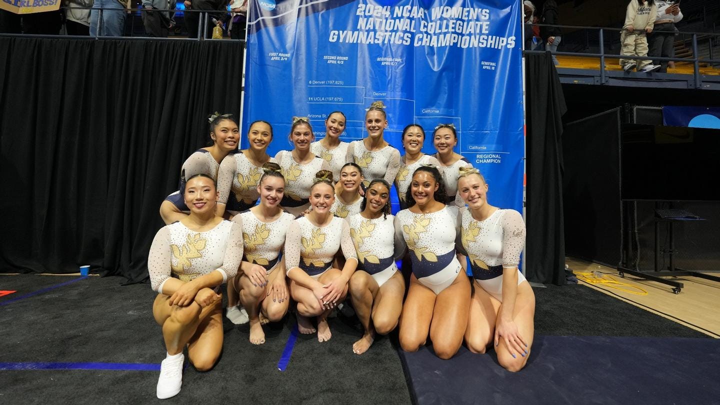 Berkeley is Bear Territory: Cal Women's Gymnastics repeats as Regional ...