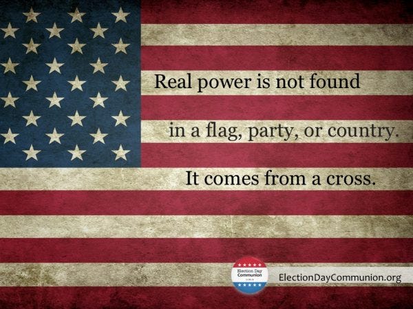 Election Day Communion and the End of Embracing