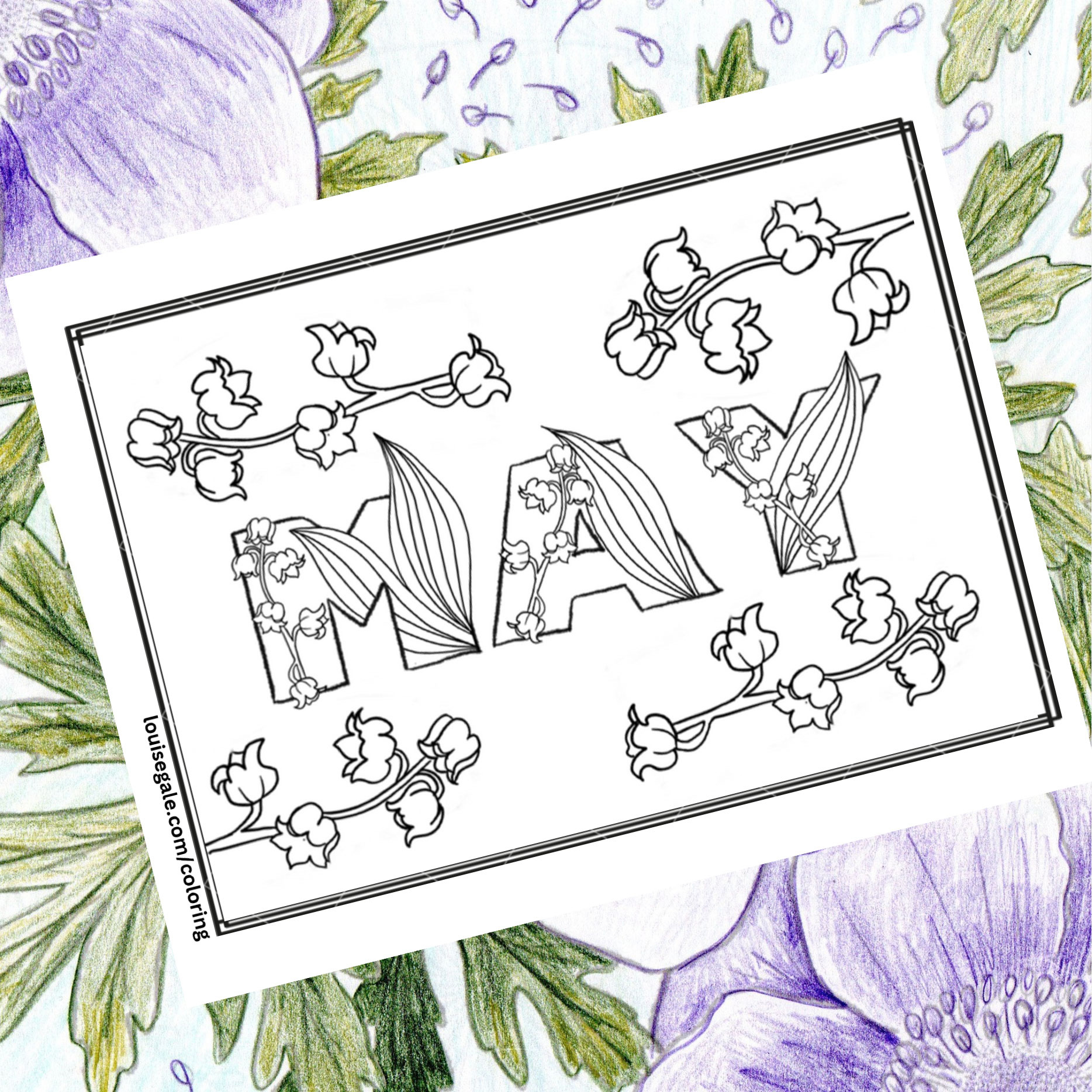 Download Your FREE May Coloring Page Printable