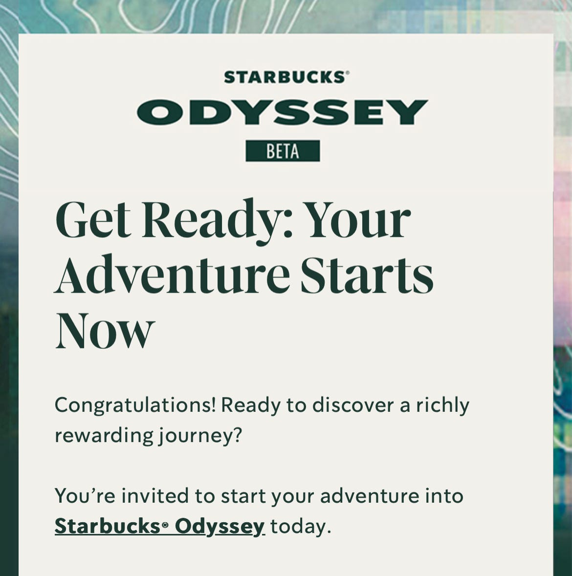 Starbucks Odyssey Beta - by Ethan Pierse Starbucks Odyssey Beta - by Ethan Pierse