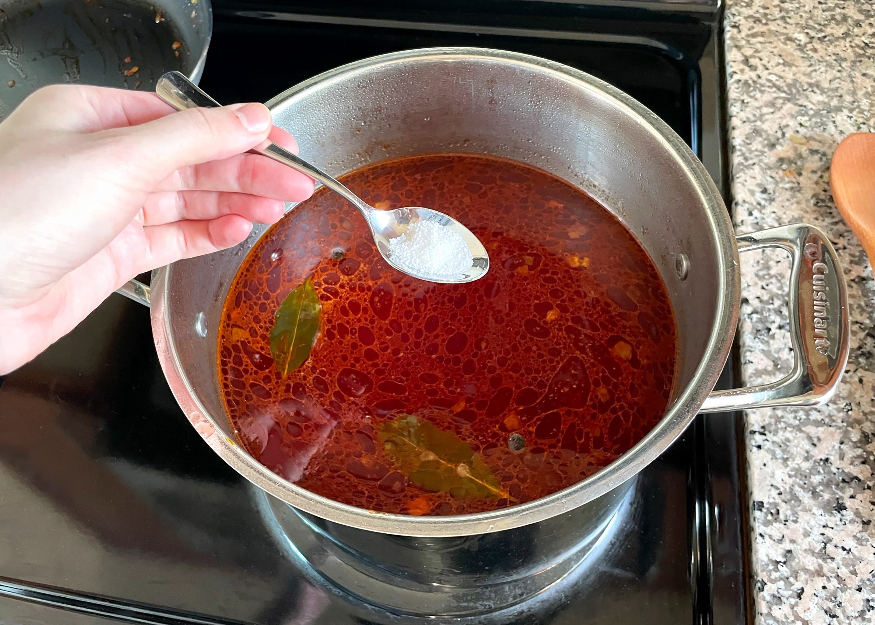 Ukrainian borscht recipe from my mother-in-law's cookbook