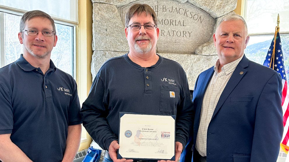 Chris Keene Receives Patriot Award - by Carrie Jones