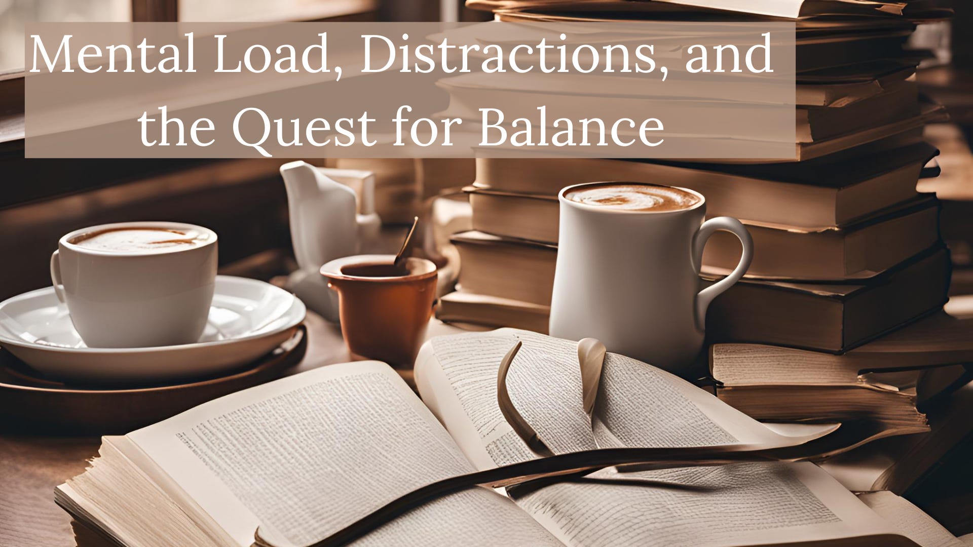 Mental Load, Distractions, and the Quest for Balance