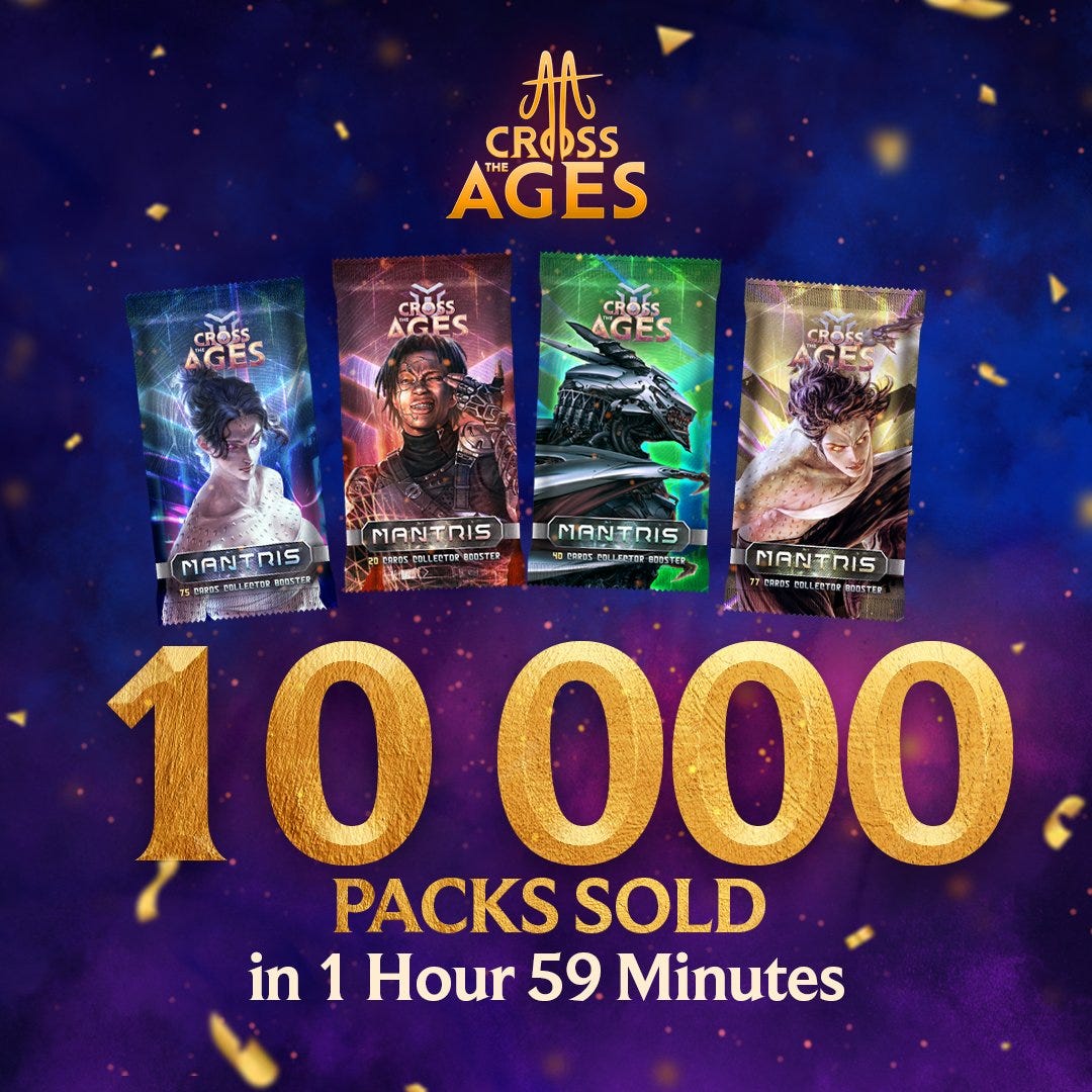 CTA SOLD 10,000 PACKS IN LESS THAN 2 HOURS