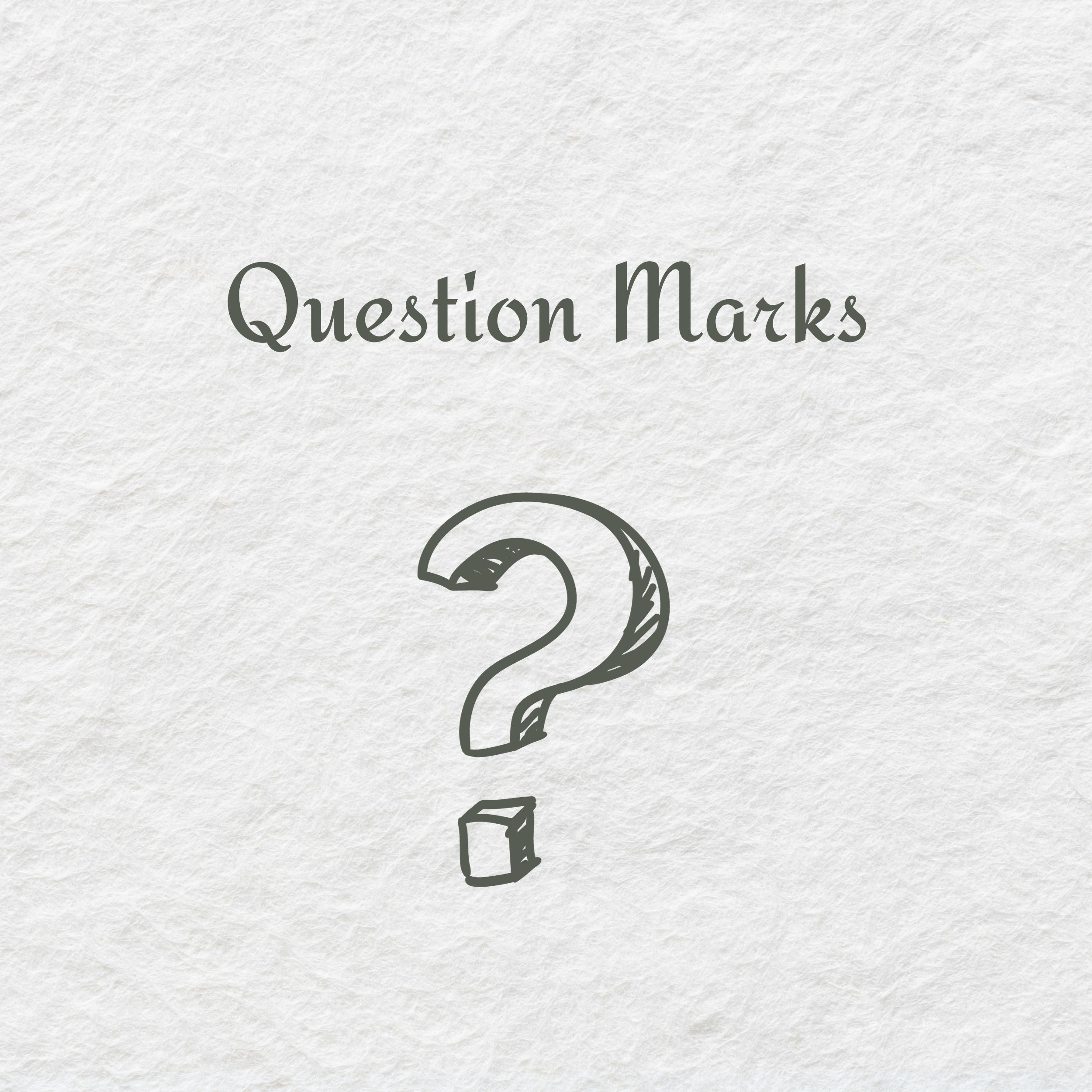 Question Marks - by Rosalyn Broddie