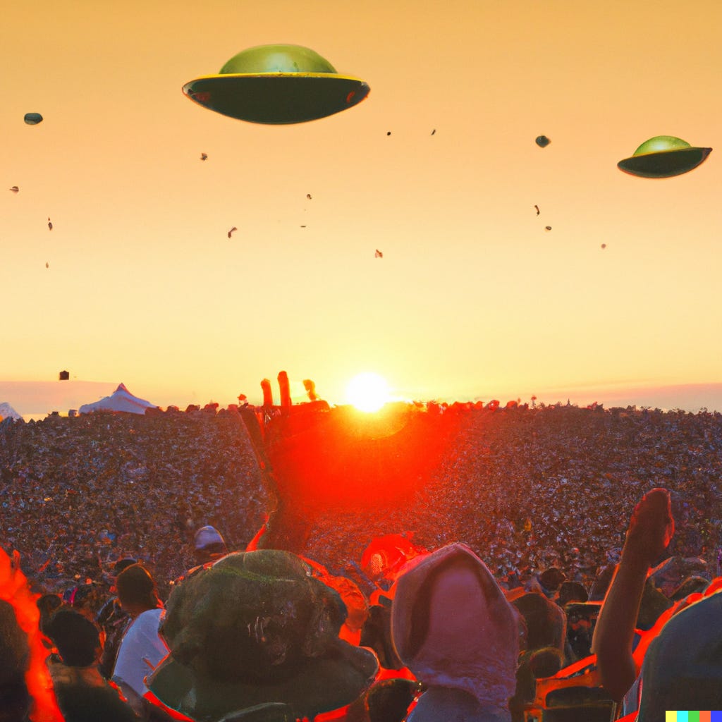 My Extra Terrestrial Friends - by Paul Finan