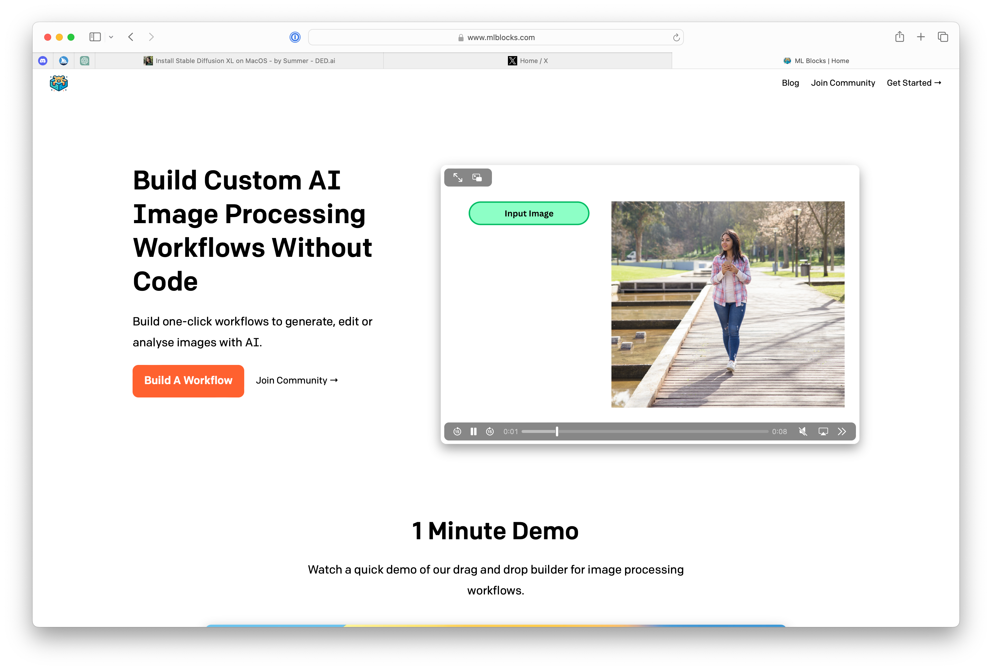 ML Blocks: A Visual Workflow for Automating Generative AI Outputs