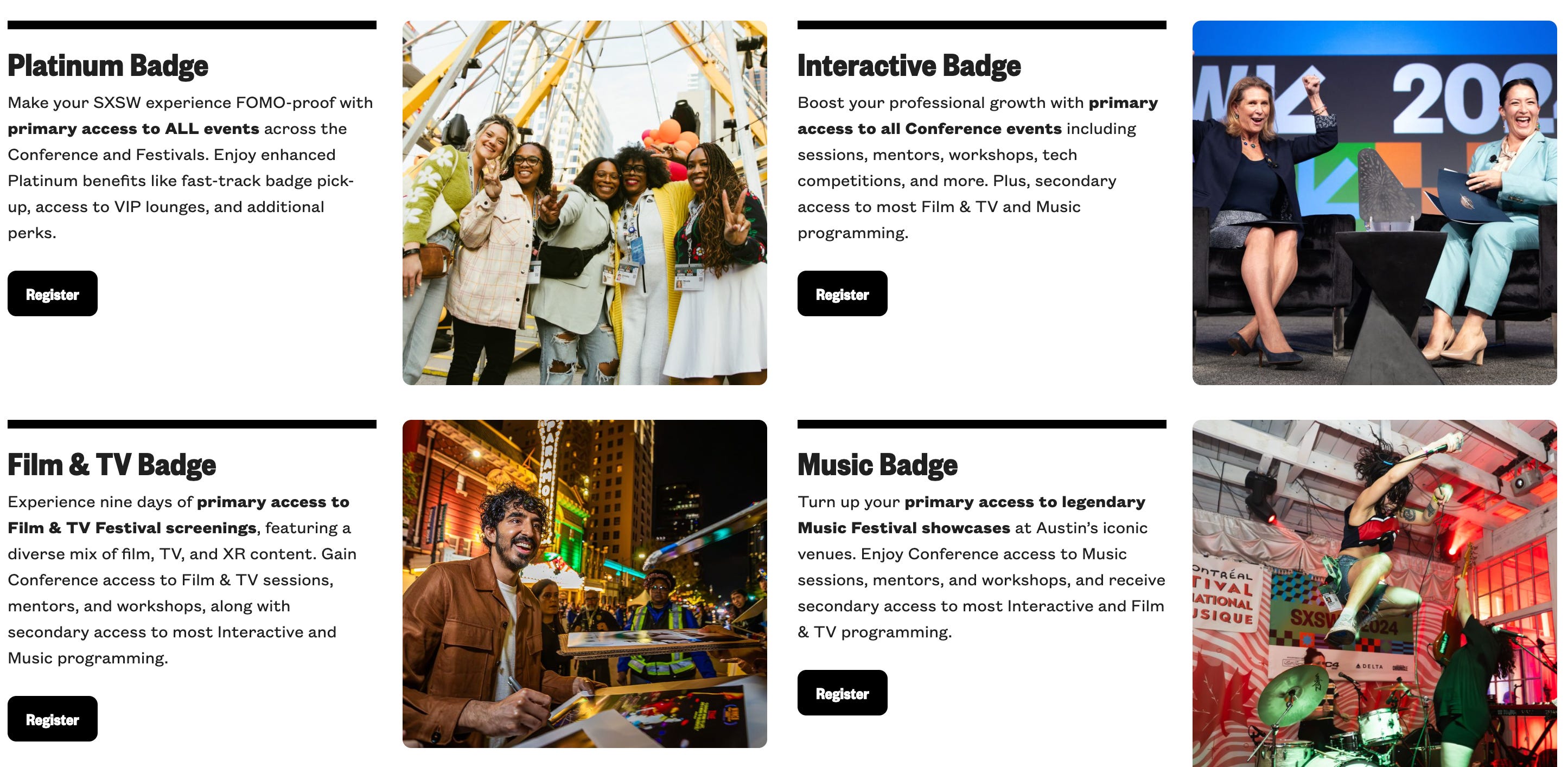 SXSW 2025 - Como escolher a sua Badge - by Monica Magalhaes