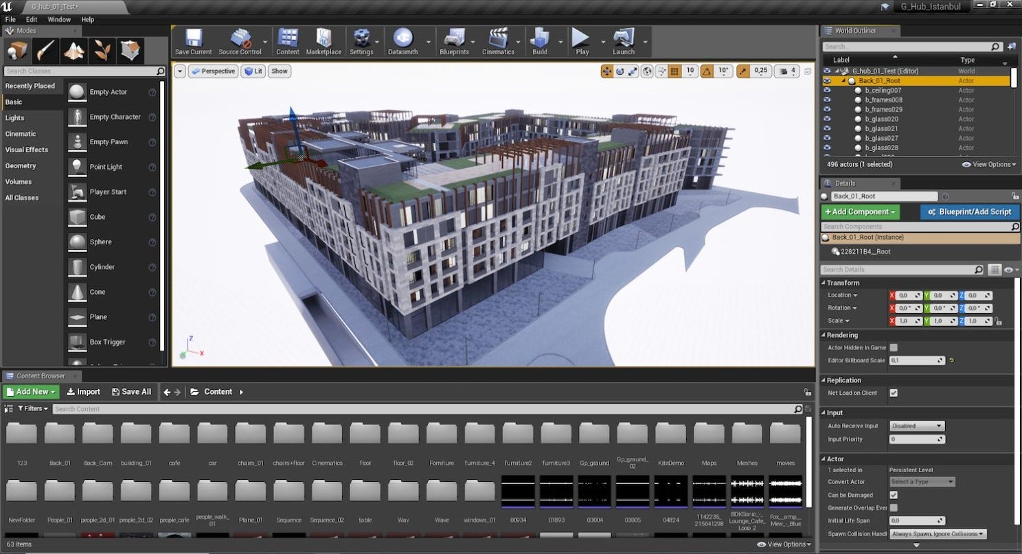 Unreal Engine en la Arquitectura