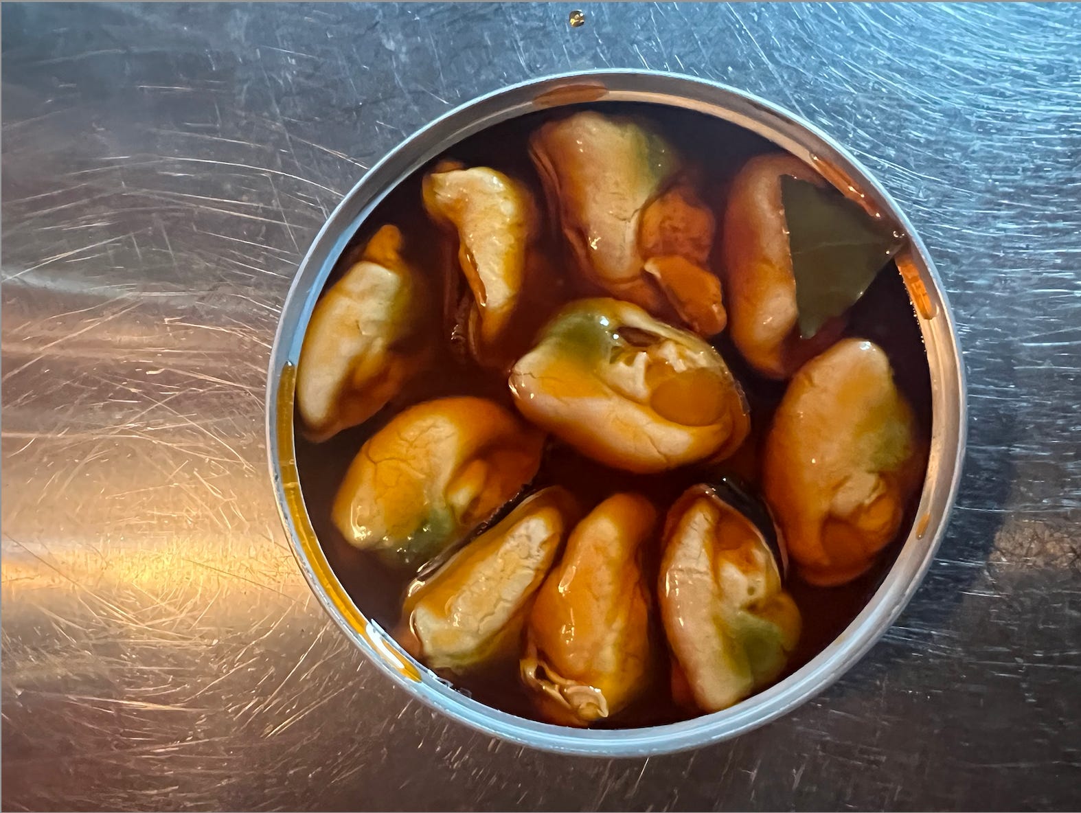 Mussels? Mussels and collards? Mussels and tomato sauce?