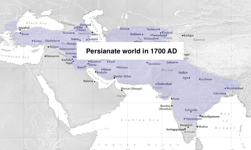 Spread Of Zoroastrianism Map