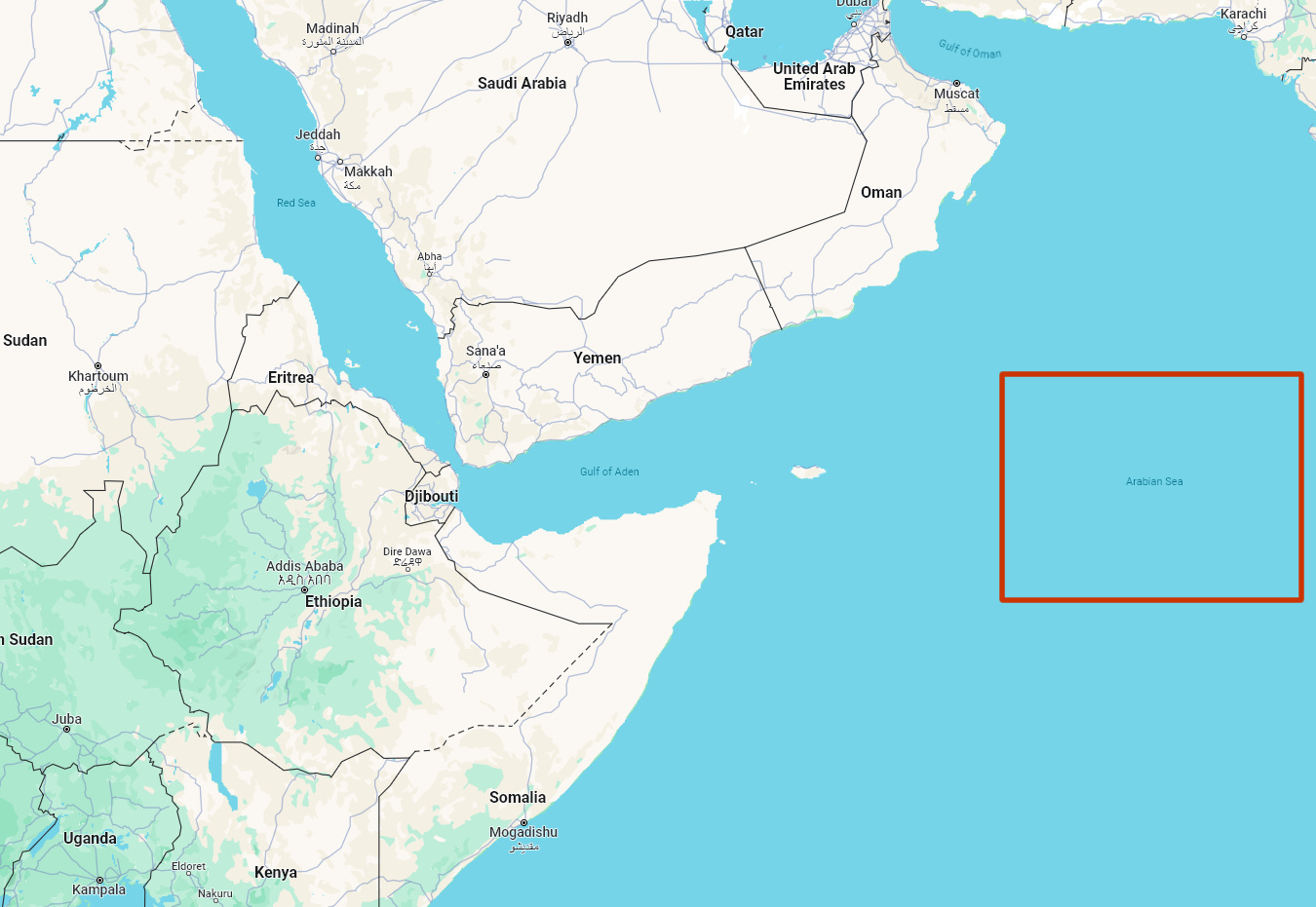 Incident Involving Merchant Vessel Near Hafun, Somalia
