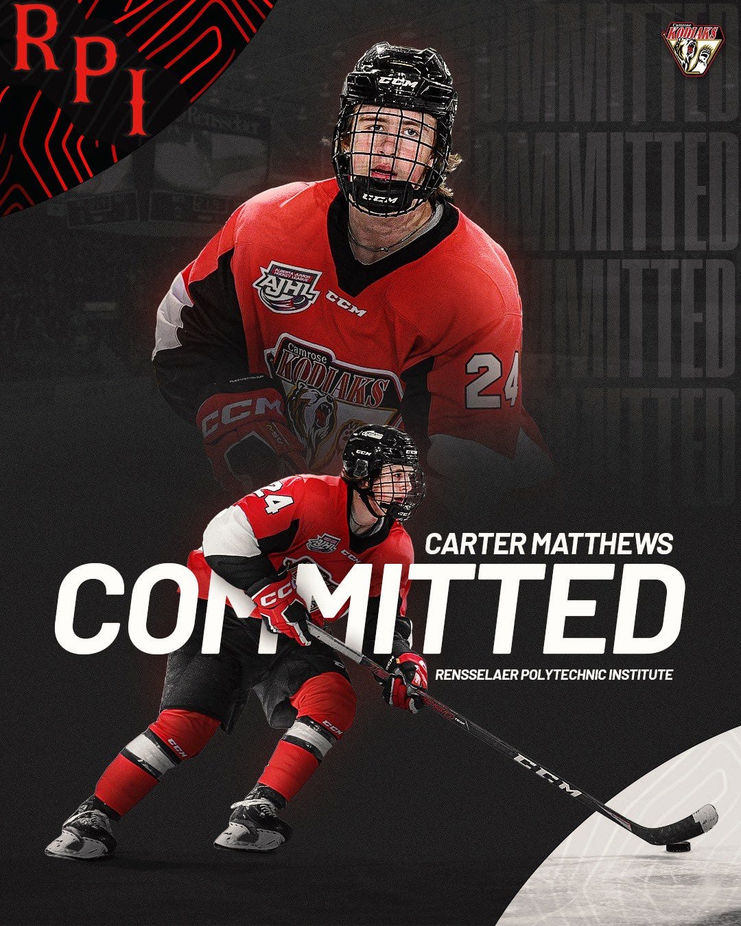 Carter Matthews commits to RPI - by Chris McGarvey