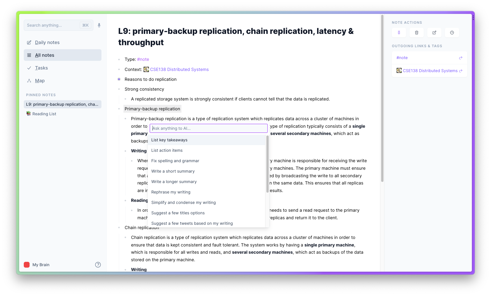 Reflect Notes - Quick Look at the Most Beautiful and Fast PKM Tool