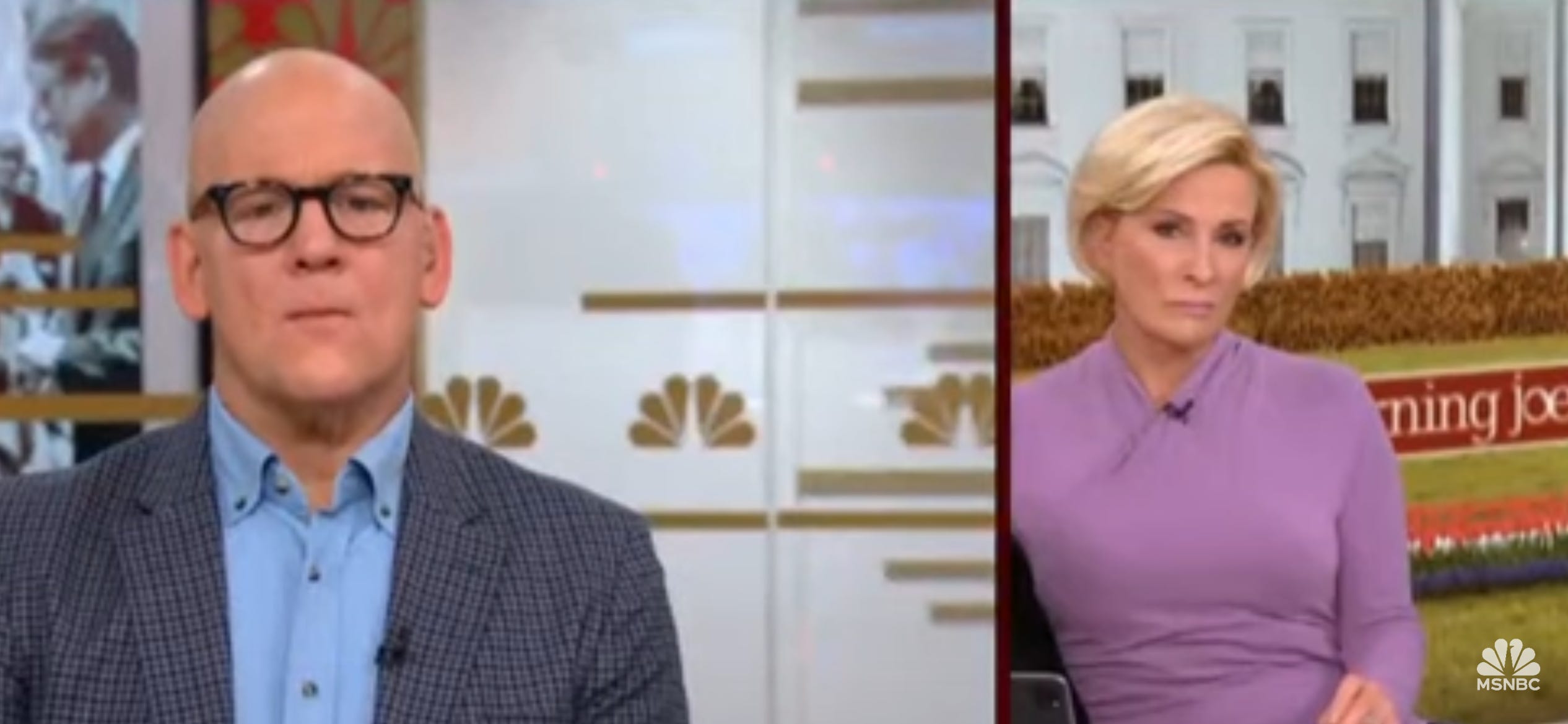 John Heilemann and Mika Brzezinski in On-Air Bust Up