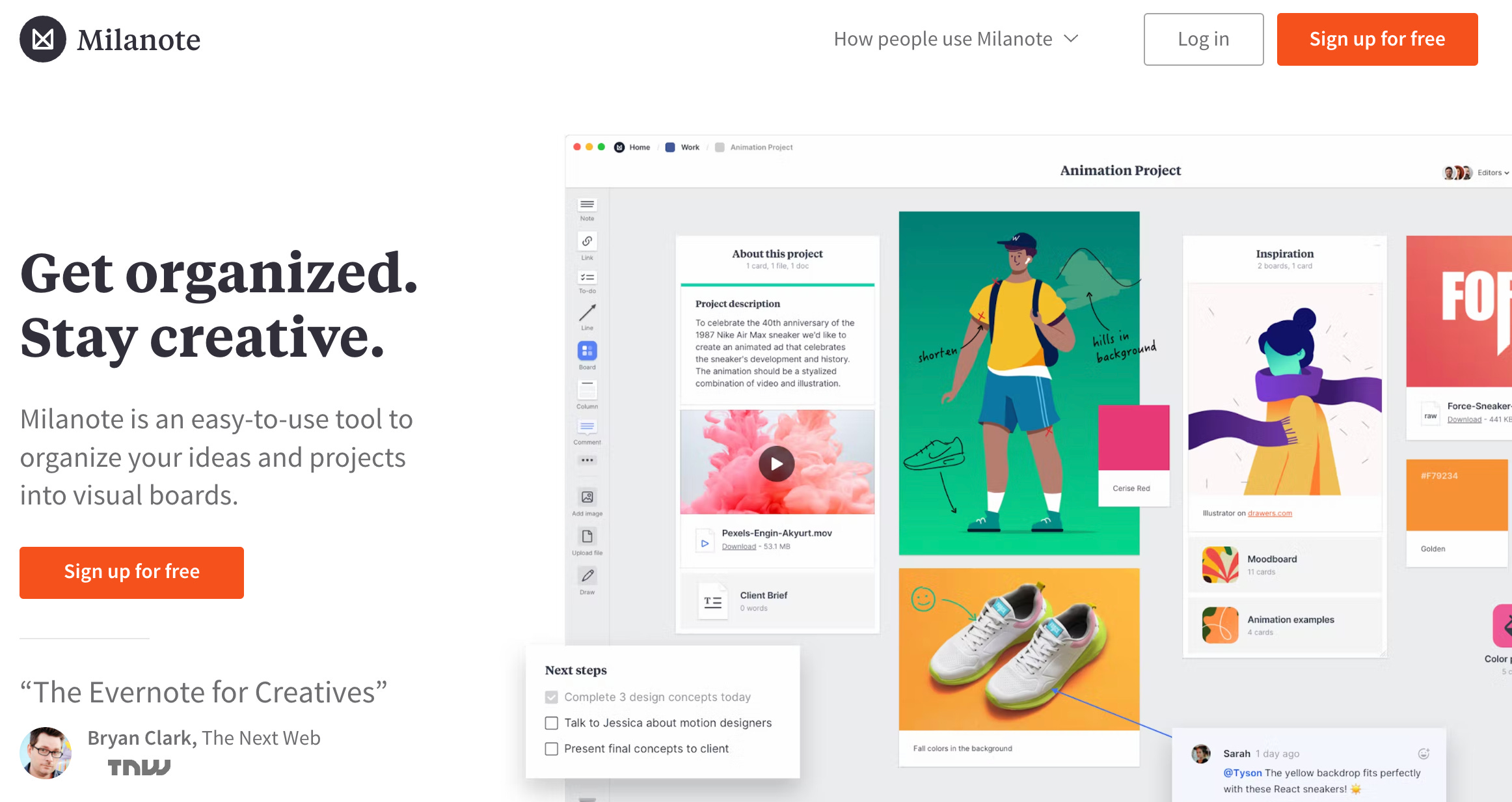 A new way to organize ideas and visual notes —Wonder Tools