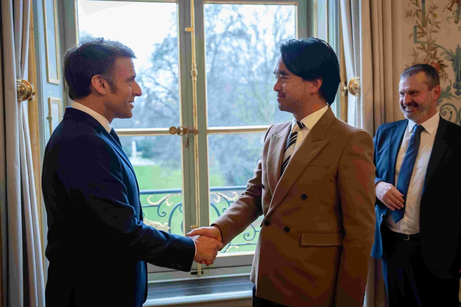 French President Emmanuel Macron Praises Adrian Cheng’s Contributions ...