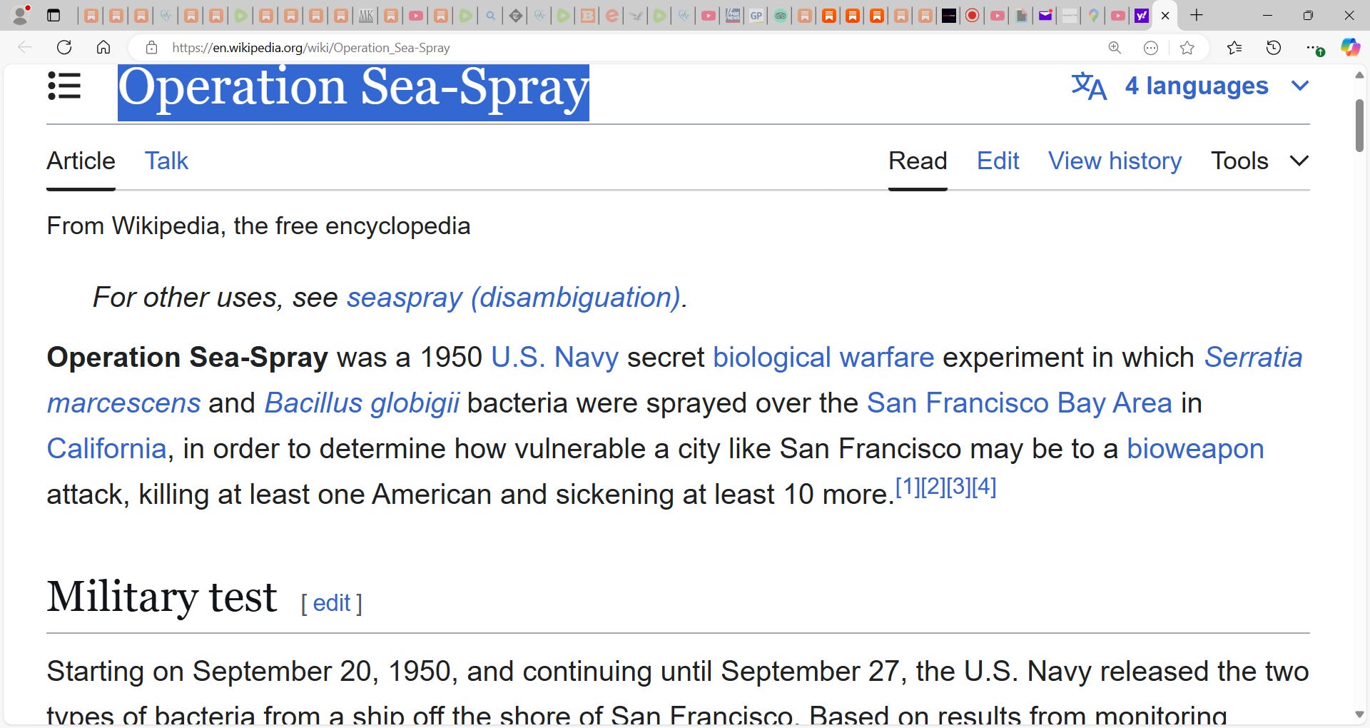 Operation Mongoose of 1962, do not forget it, what the US government ...