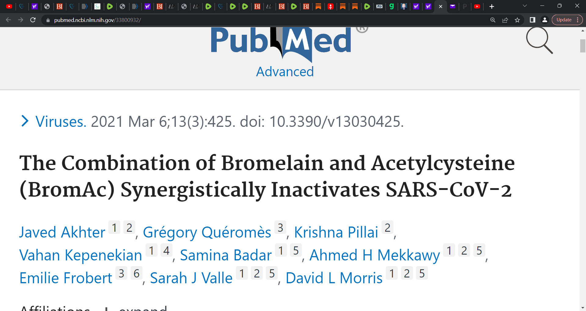 The Combination of Bromelain and Acetylcysteine (BromAc) Synergistical – Dr. Paul Alexander