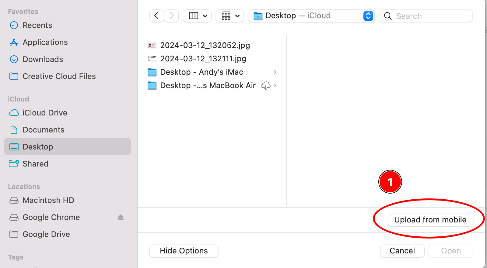Using Edge Mobile Upload to Move Files from Your Phone to Websites