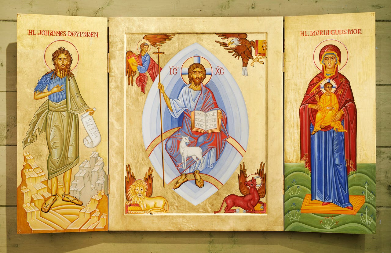 The Øystese Triptych - by Solrunn Nes