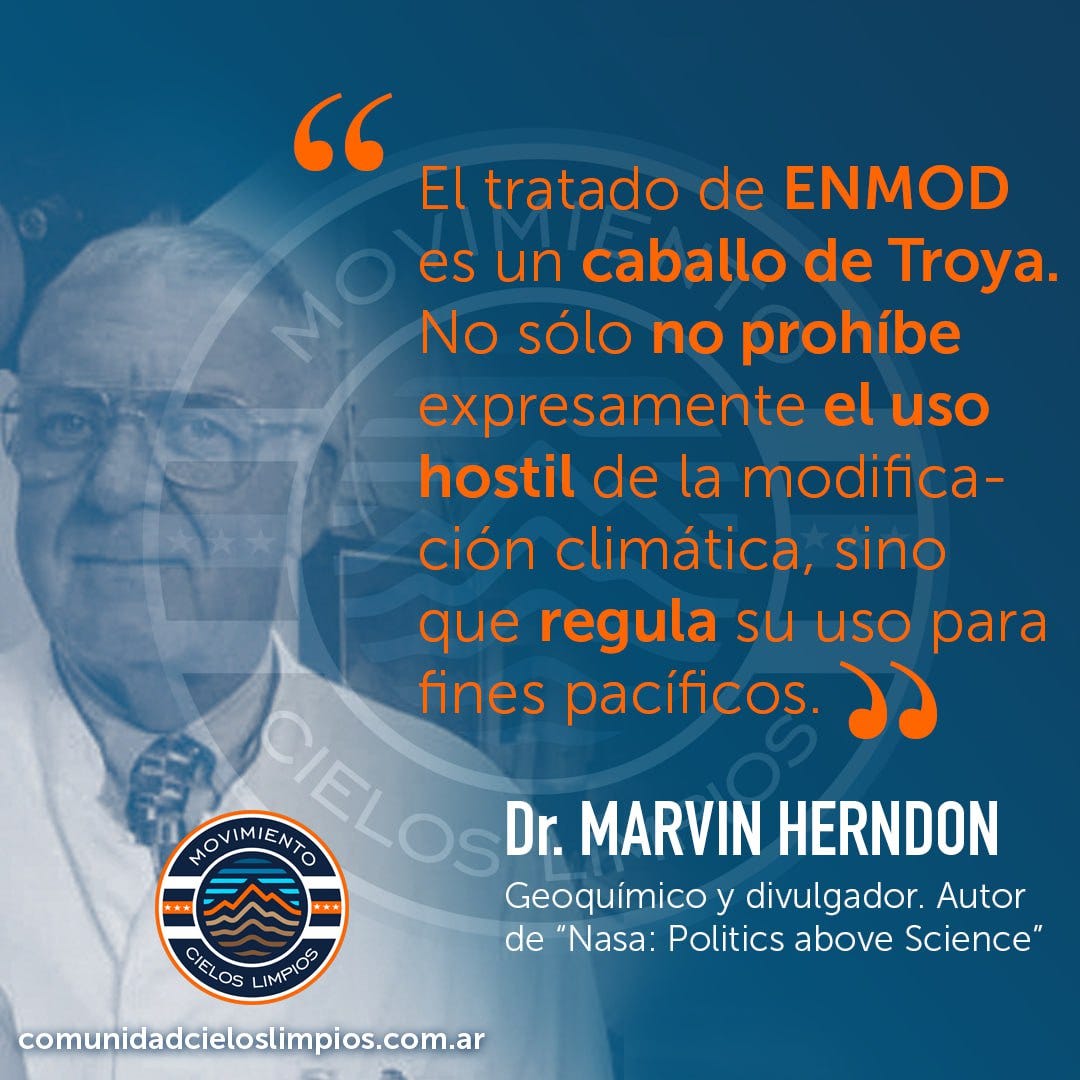 ¿Teorías de conspiración? El tratado ENMOD legalizó la manipulación ...