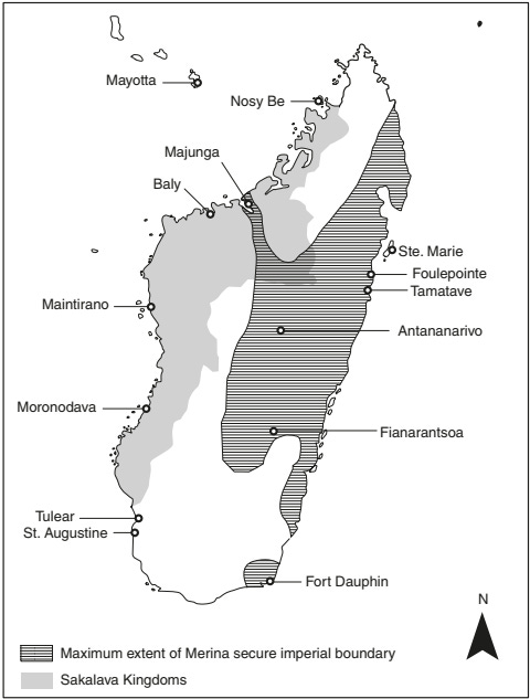 A complete history of Madagascar and the island kingdom of Merina.